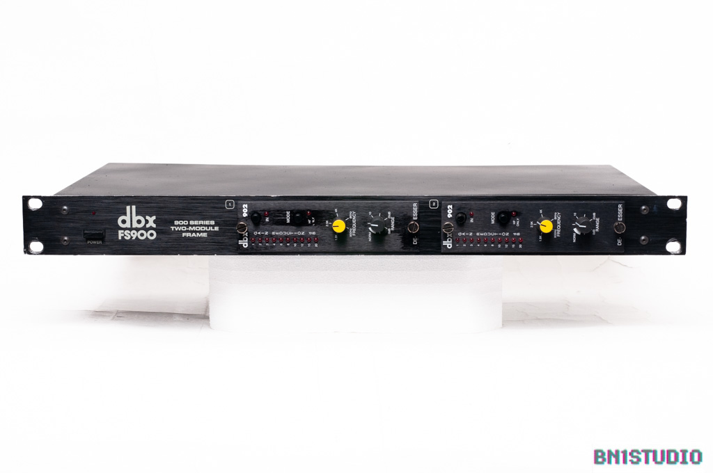 dbx 902 De-Esser, pair in dbx FS900 rack #6 - BN1studio